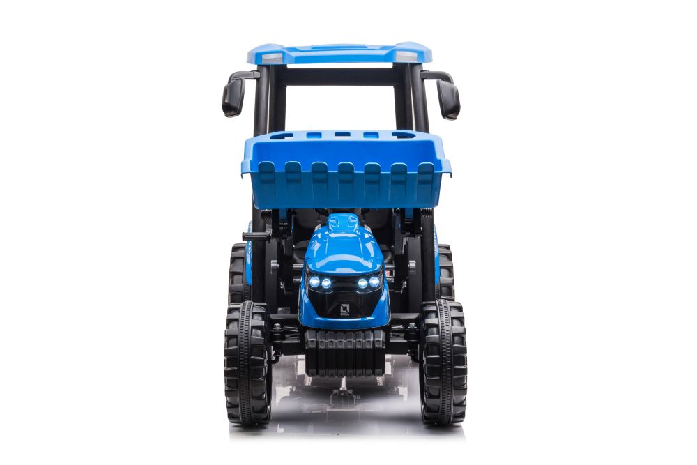 Battery-operated tractor with trailer Hercules Blue 24V | Electric Ride ...