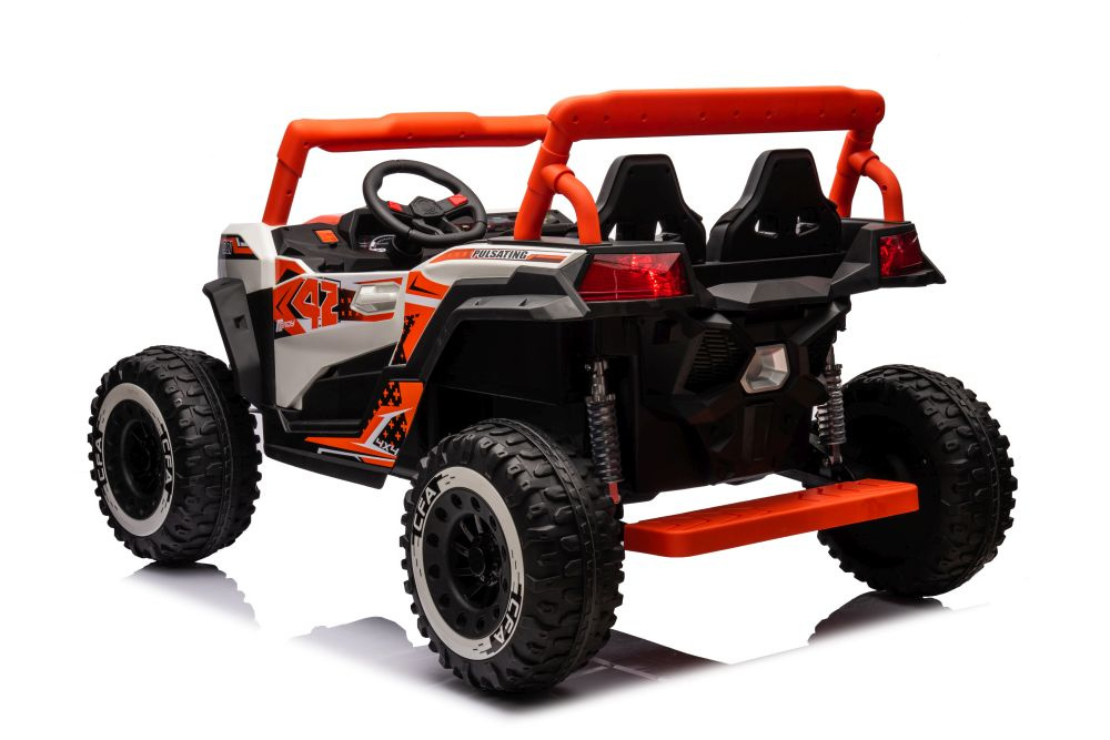 Battery-powered Buggy NEL-913 Orange 4x4 24V | Electric Ride-on ...
