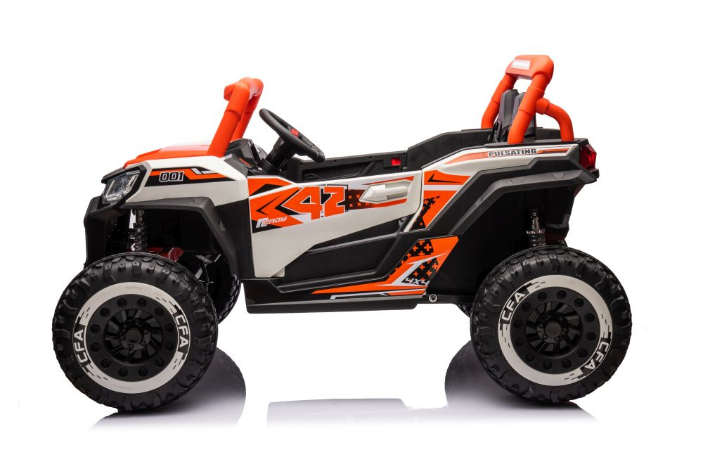 Battery-powered Buggy NEL-913 Orange 4x4 24V | Electric Ride-on ...