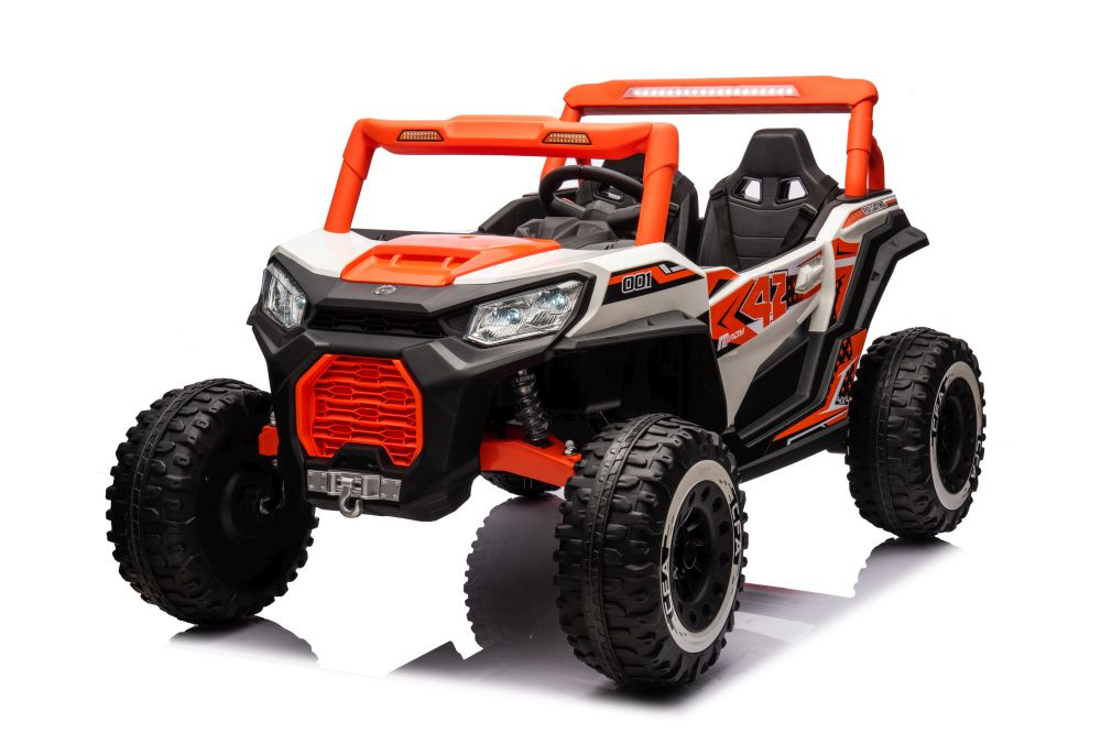 Battery-powered Buggy NEL-913 Orange 4x4 24V | Electric Ride-on ...