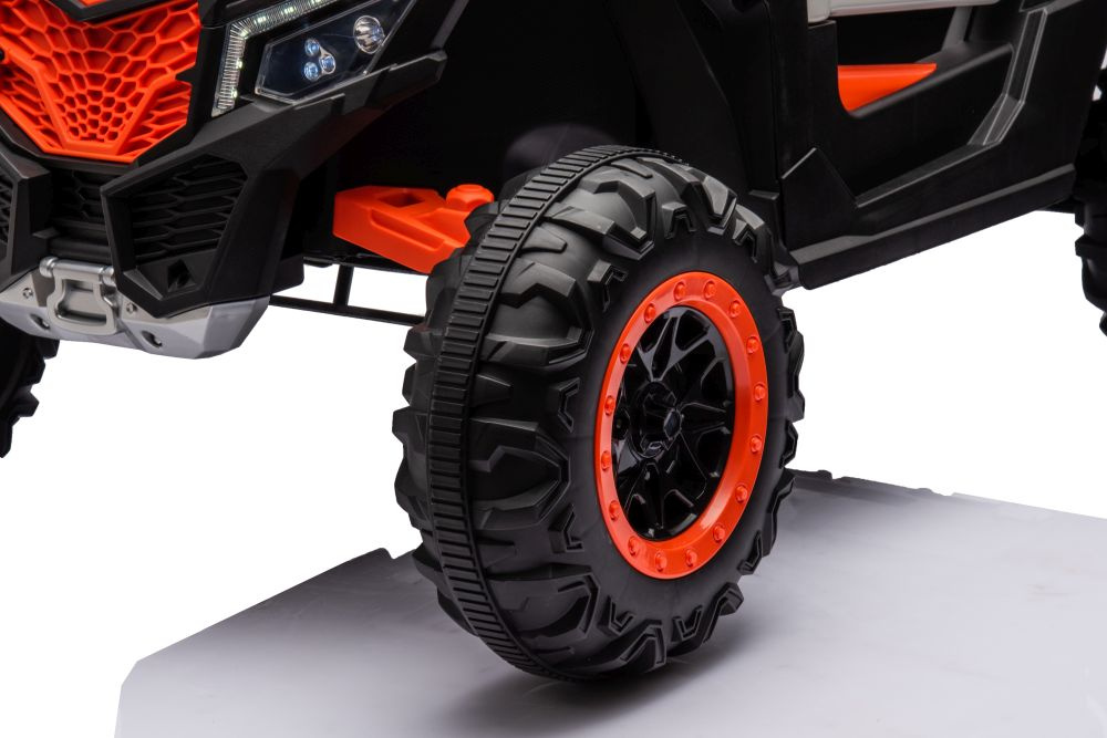 Battery-powered Buggy UTV NEL-901 Orange 4x4 | Electric Ride-on ...