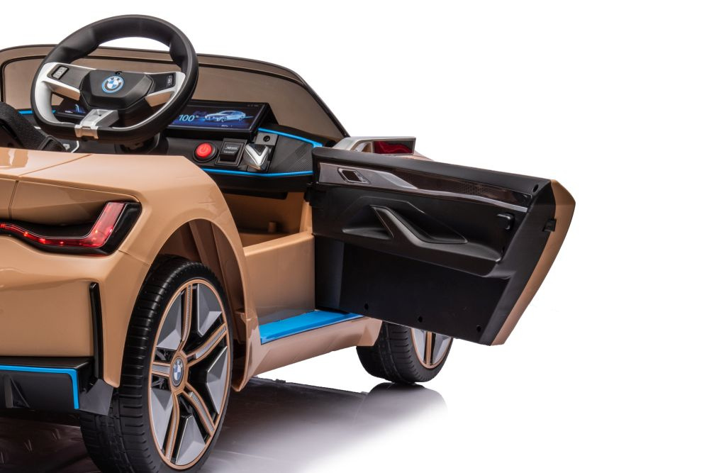Battery-powered car BMW I4 Golden 4x4 | Electric Ride-on Vehicles \ Cars