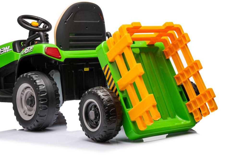 Battery-powered tractor BBH-030, green | Electric Ride-on Vehicles \ Tractors