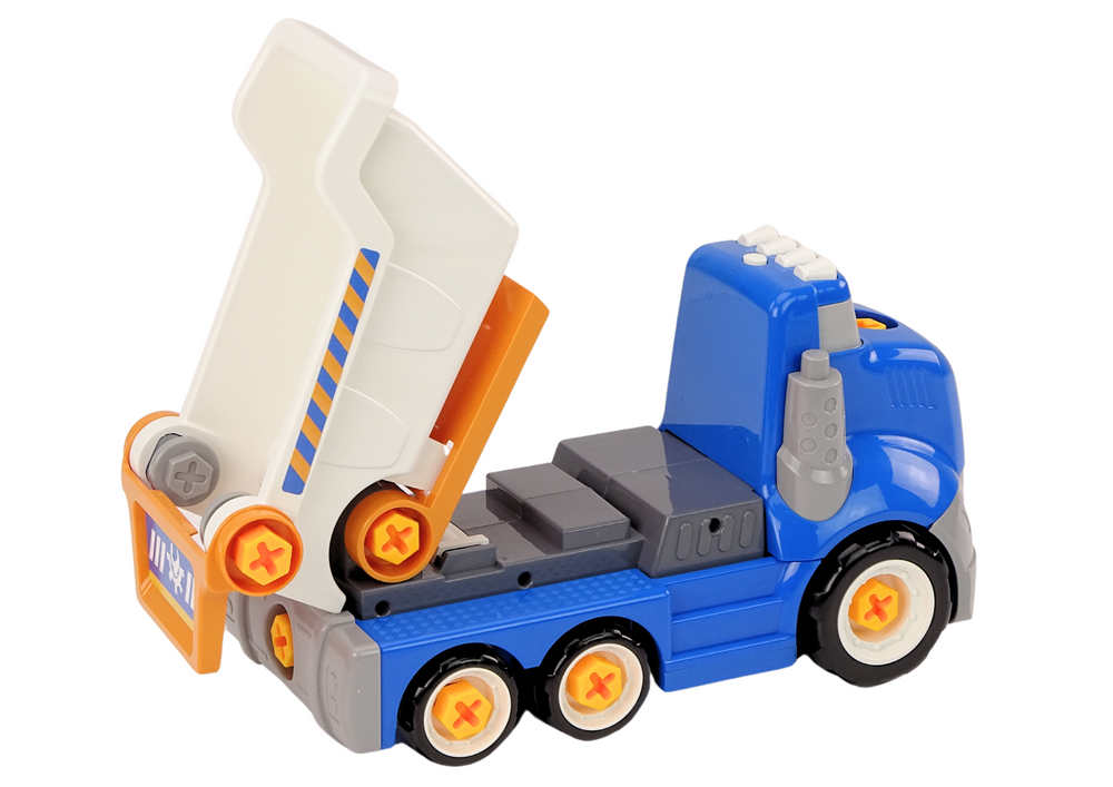 Blue Cartoon Turning Tipper DIY Truck | Toys \ DIY