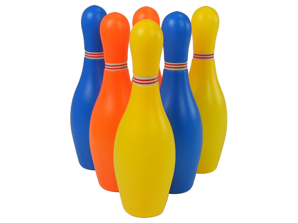Bowling Set 6 pcs Colourful 26 cm | Toys \ Games \ Gry sportowe