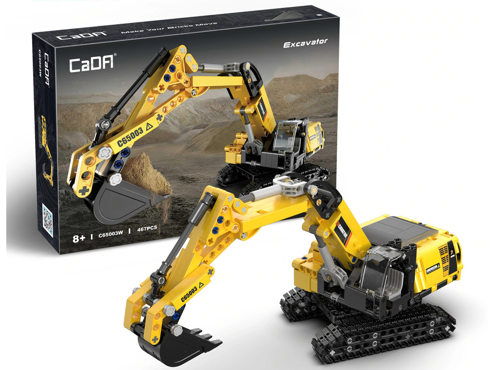 Building Blocks Excavator 467 pieces CADA | Toys \ Building blocks