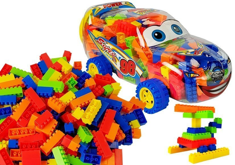 Building Blocks in a Jar 35 cm car 205 bricks | Toys \ Building blocks ...