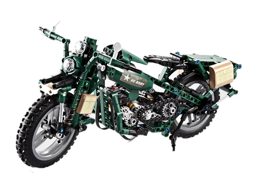 Cada Construction Blocks Military Motorcycle 550 elements | Toys ...