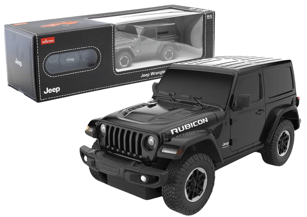 Car R/C 1:24 Remote Controlled JEEP Wrangler JL Rubicon Black | Toys ...
