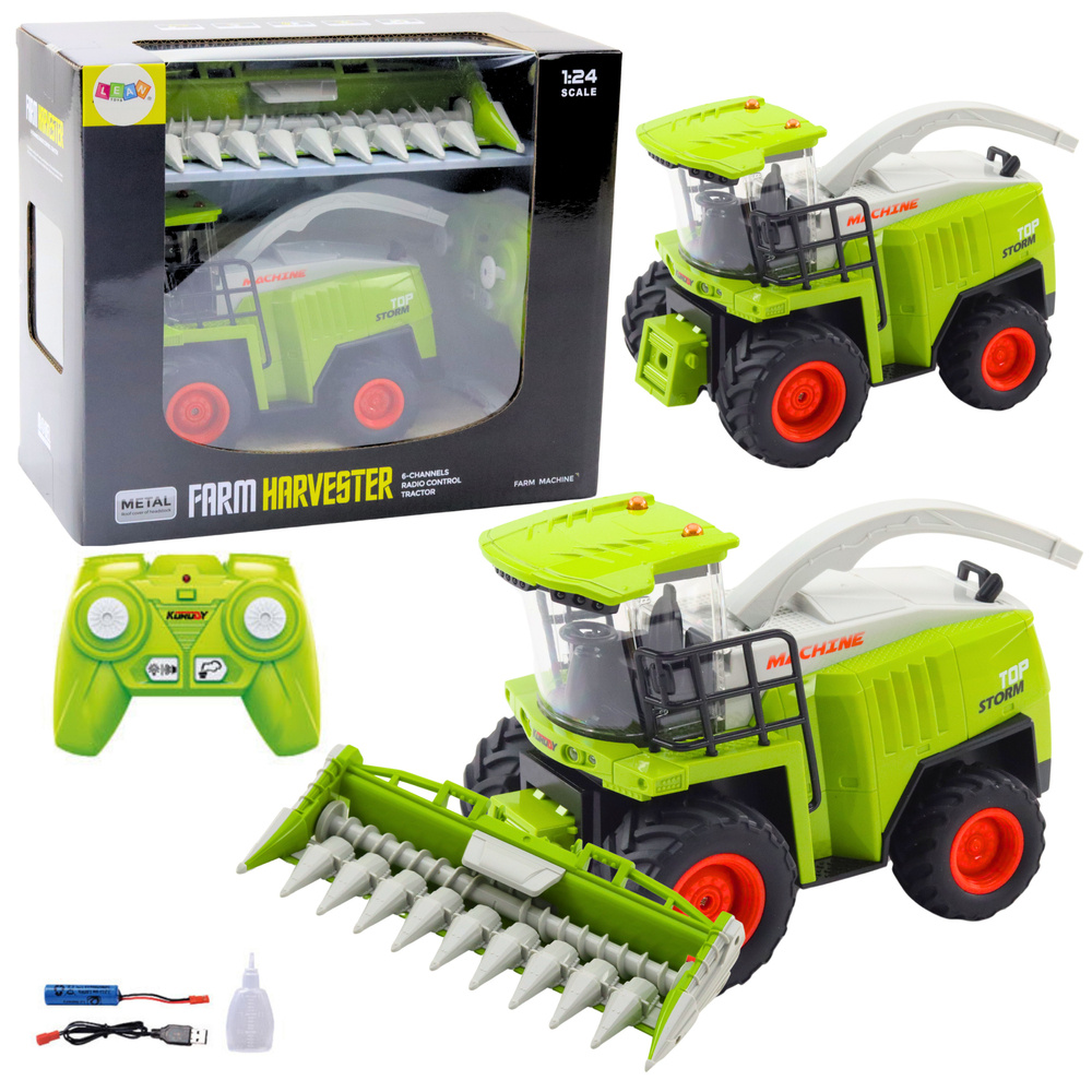 Combine Harvester With Corn Header Remote Controlled RC 2.4G | Toys \ R ...