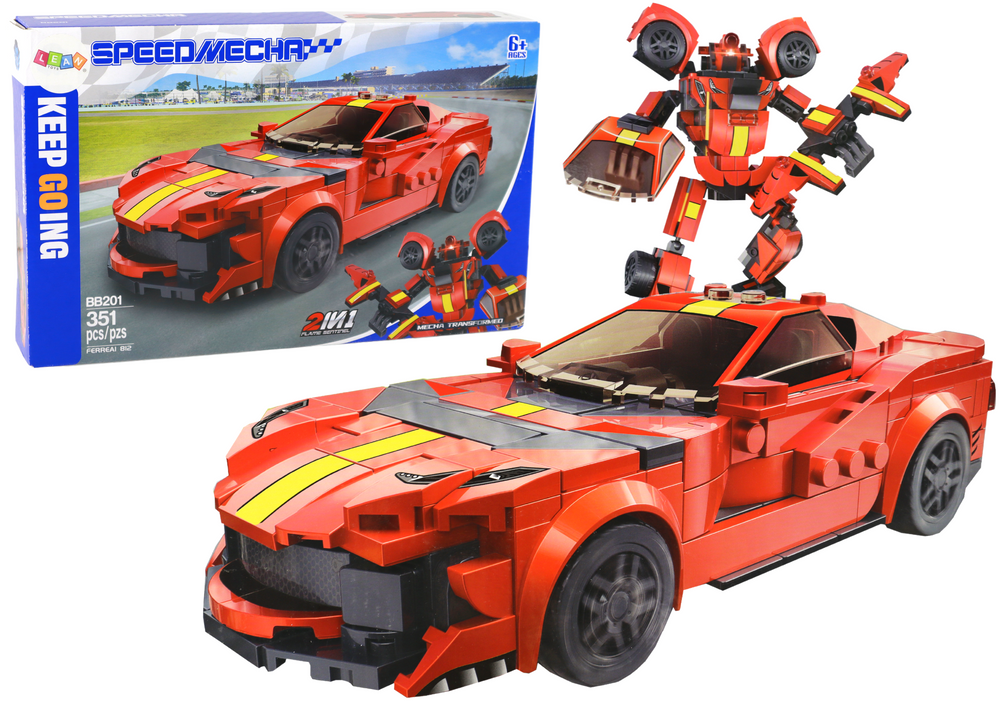 Construction Bricks Vehicle Sports Car Robot Ferreai 812 351 pcs ...