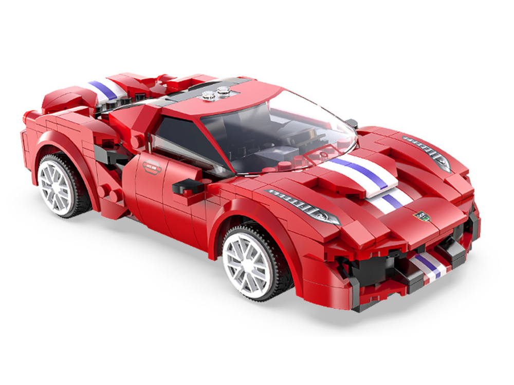 Construction blocks Cada Auto Remote-controlled red 306 elements | Toys ...
