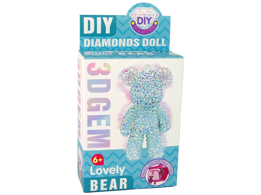 Creative Teddy Bear DIY Diamonds 3D Keyring Set Blue | Toys \ Creative ...