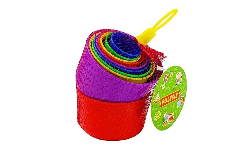 Cup Pyramid 10 pcs 35110 | Toys \ Toys of newborns
