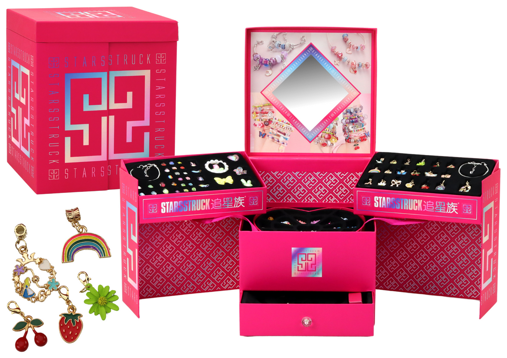 DIY Jewelry Making Set Beads Pendants Box 1267 pieces. | Toys ...