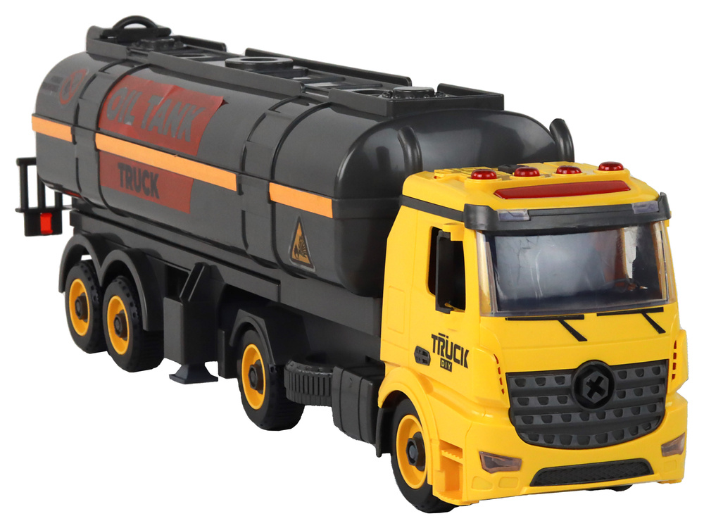 DIY Tank Truck For Assembling and Disassembling Yellow Lights Sound | Toys \ Cars \ Ciężarowe