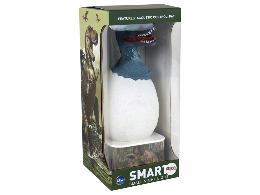 Dinosaur Egg Lamp LED Micro USB Blue T-Rex | Toys \ Dinosaurs