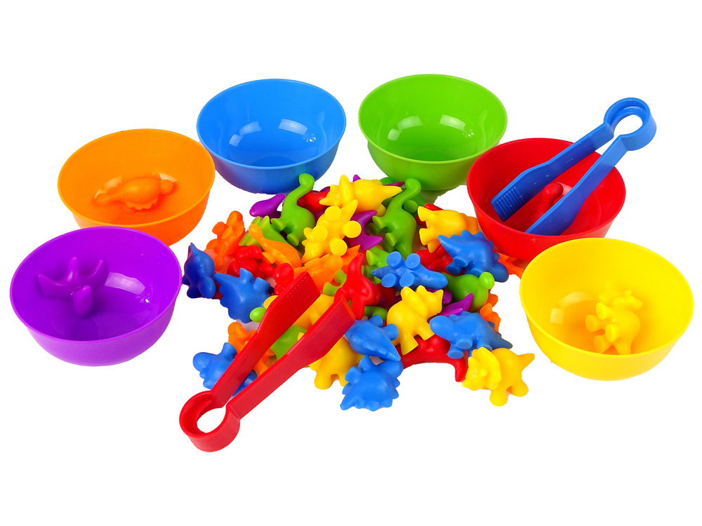 Educational Colour Sorting toy Dinosaurs 48 pieces | Toys \ Toys of ...