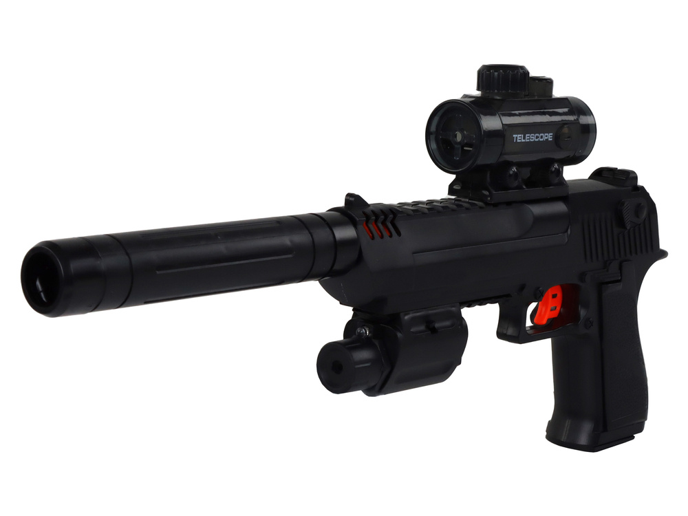 Electric Water Bullet Gun Set Black 20 meters | Toys \ Guns \ Pistolety ...