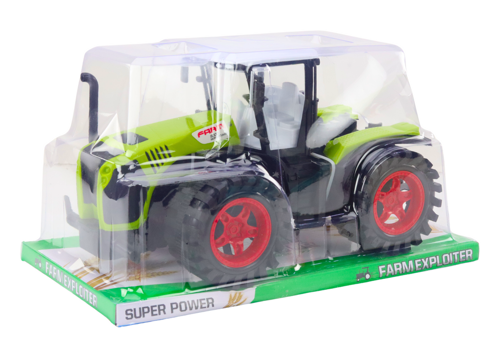 Farm Tractor Large Friction Drive Green Agricultural Vehicle | Toys ...