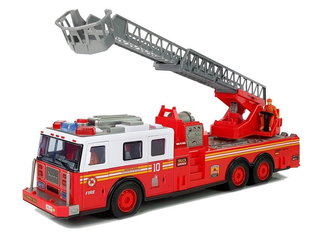 Fire Brigade with Friction Drive Lighting Effects Soundproof Doors ...