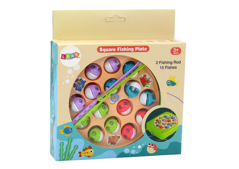 Fishing Arcade Game, 15 pieces of fishing rods, green | Toys \ Games