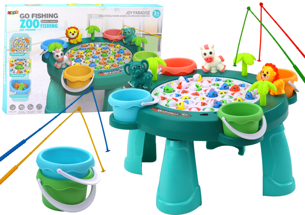 Fishing Arcade Game, Green Table | Toys \ Games \ Gry Zręcznościowe