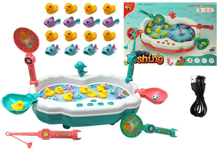 Fishing Kit Battery Operated Arcade Game Blue | Toys \ Games \ Gry ...