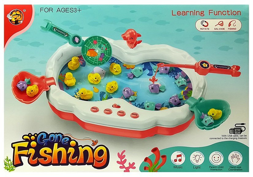 Fishing Kit Battery Operated Arcade Game Blue | Toys \ Games \ Gry ...