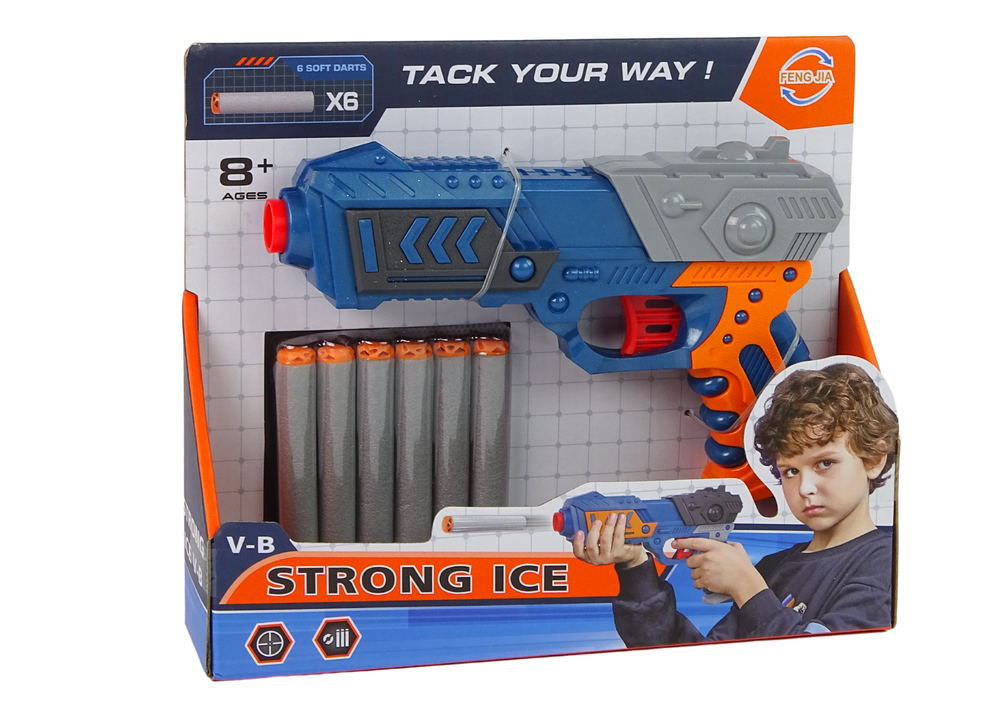 Foam Gun Arrows Blue | Toys \ Guns \ Pistolety na pianki