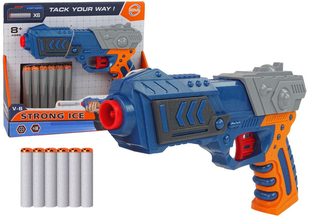 Foam Gun Arrows Blue | Toys \ Guns \ Pistolety na pianki