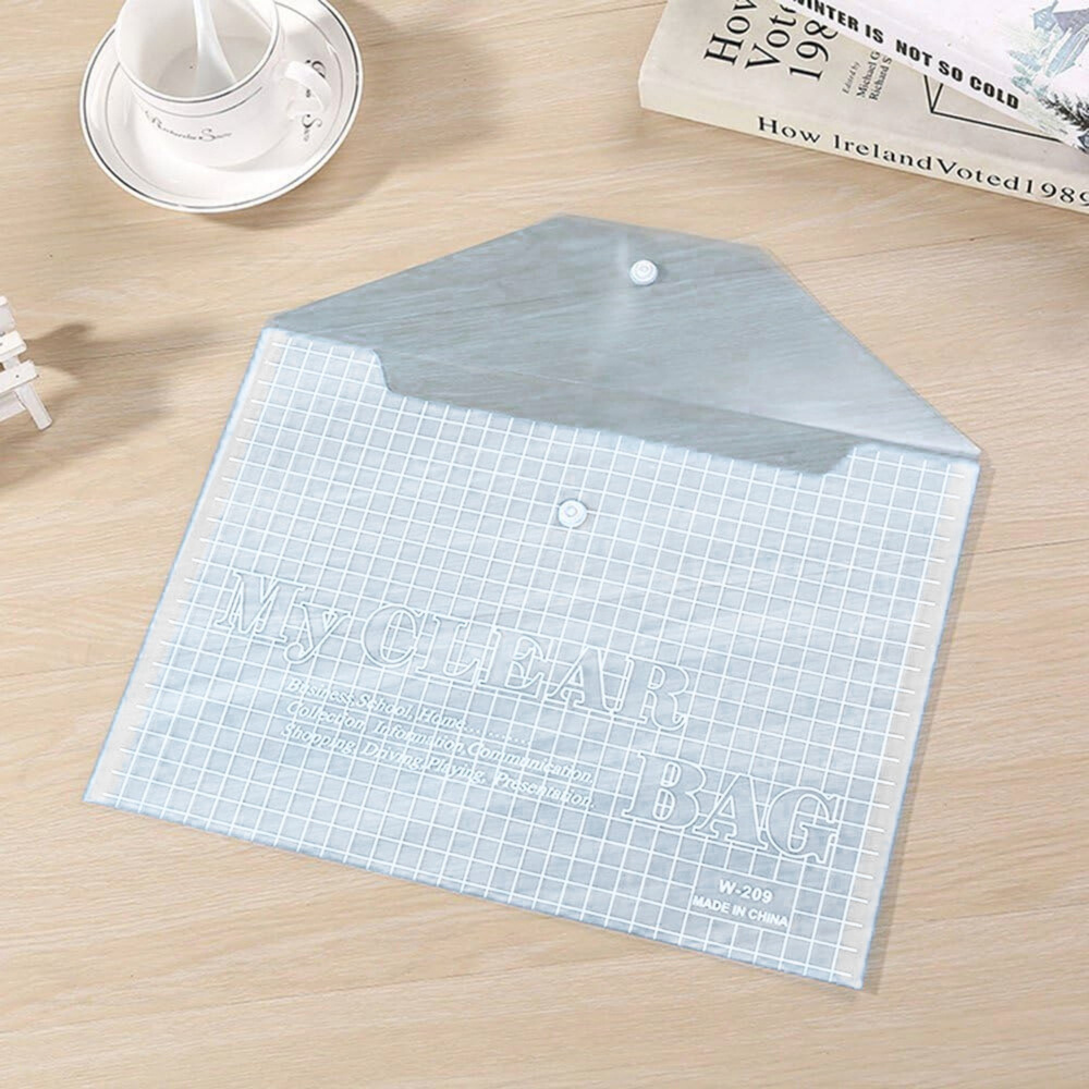 Folder Envelope With Clasp Transparent Transparent A4 20 Pieces ...