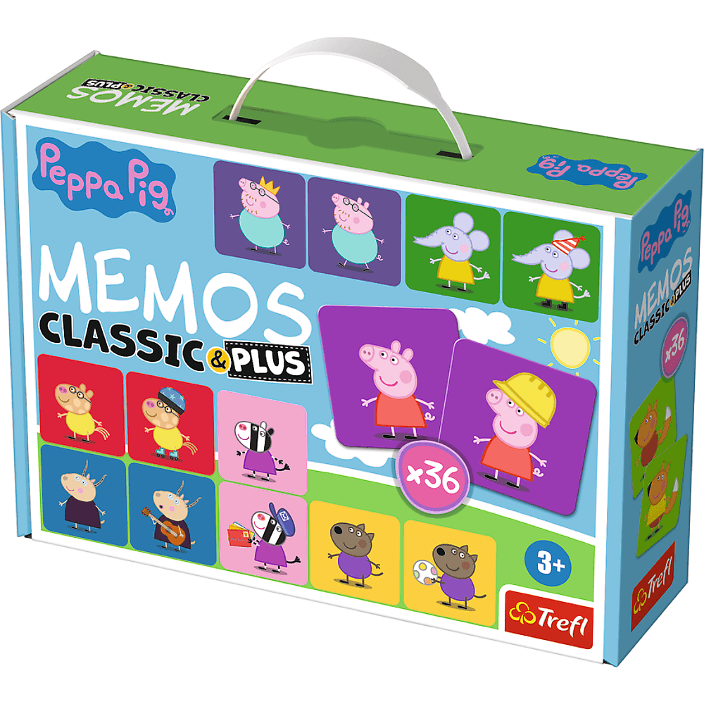 Game Memos Classic and Plus, Peppa Pig Trefl 02270 | Toys \ Games \ Gry ...