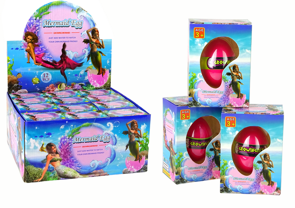 Hatching Egg Growing Mermaid 6cm | Toys \ Figures \ Pozostałe