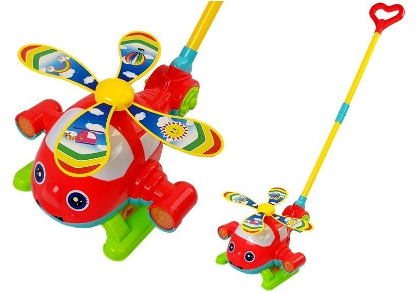 Helicopter pusher with movable propeller and tongue | Toys \ Toys of ...