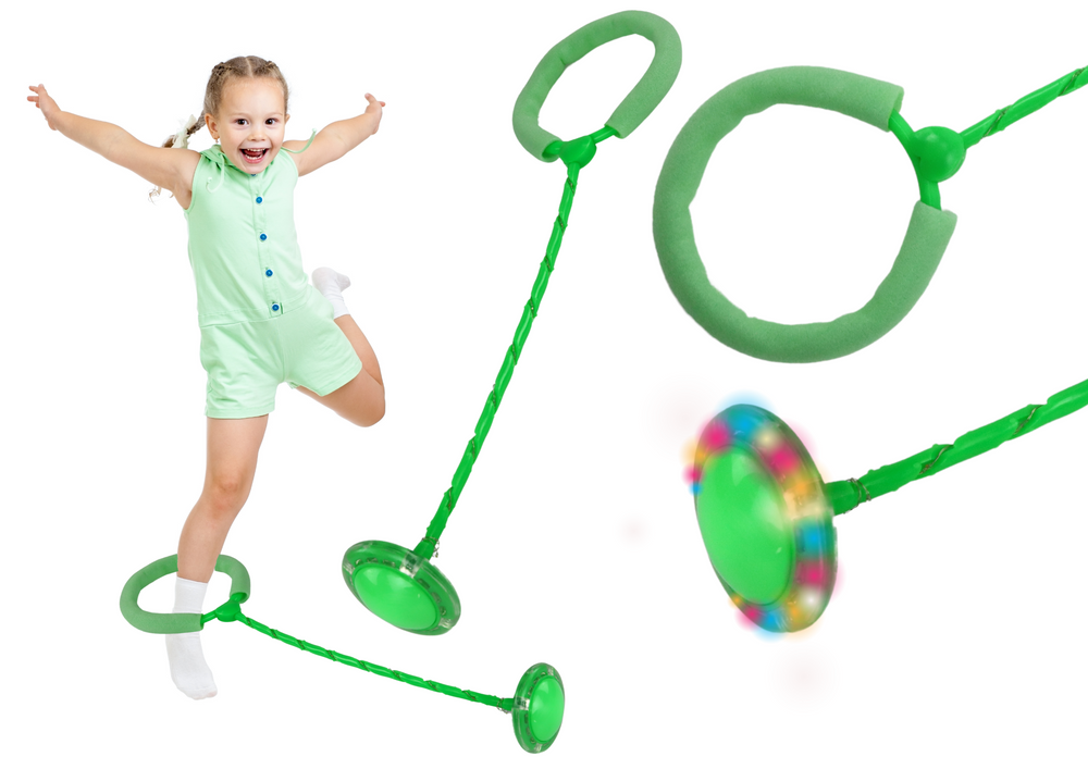 Hula Hop Jump Rope, Skipper, Light Up, Green | Toys \ Sporting goods
