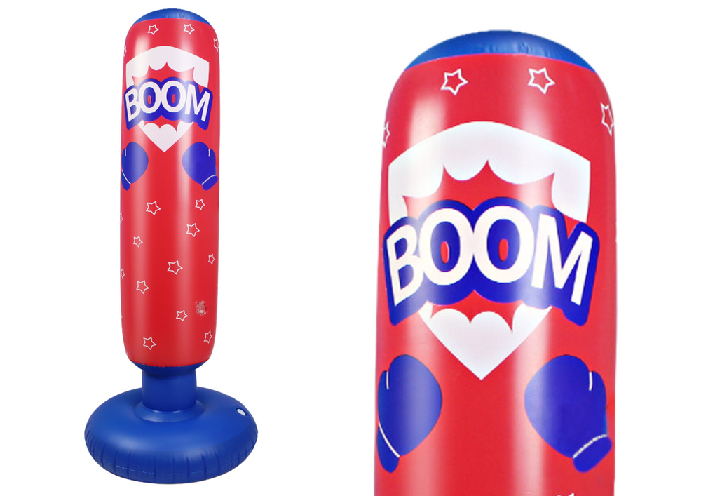 Inflatable Boxing Bag Red Blue 125CM | Toys \ Games \ Gry sportowe