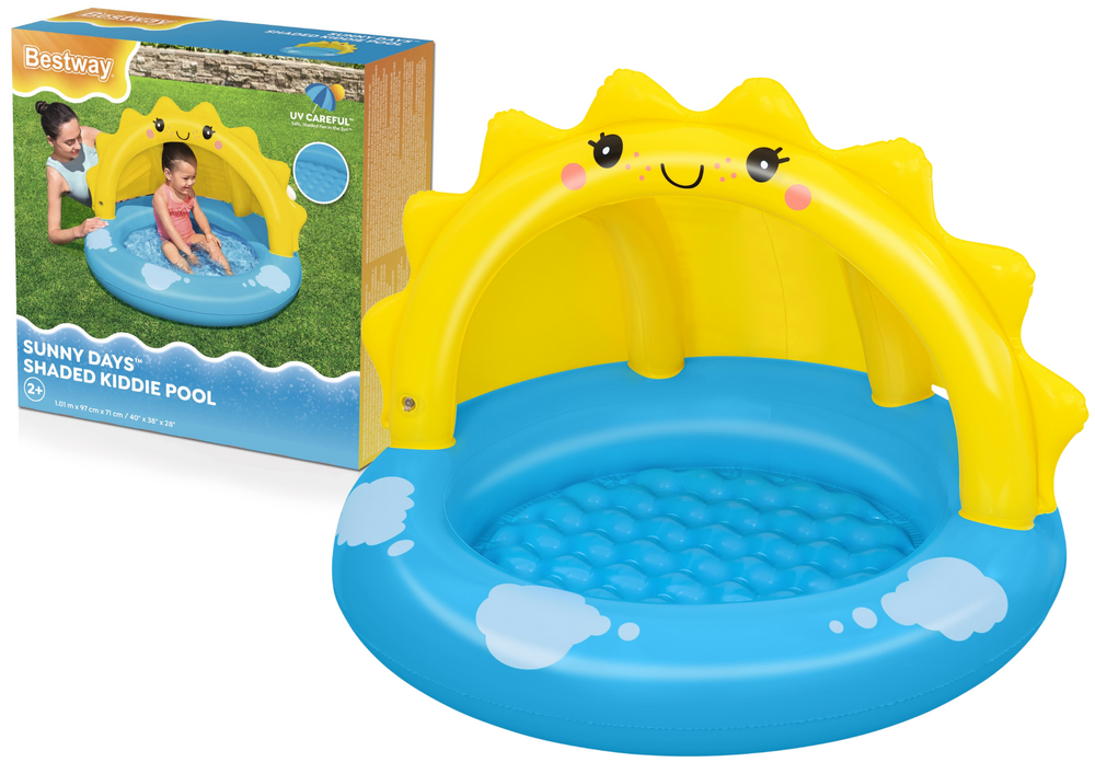 Inflatable Garden Pool with Canopy Sun Pool Bestway 52637 101cm ...