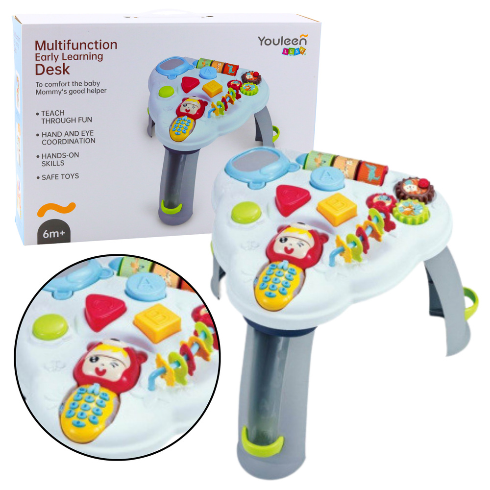 Interactive Educational Table Triangle Phone Lights Sounds | Toys ...