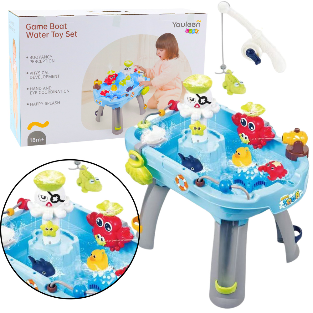 Interactive Water Table Fishing Water Accessories Blue | Toys \ Bath ...