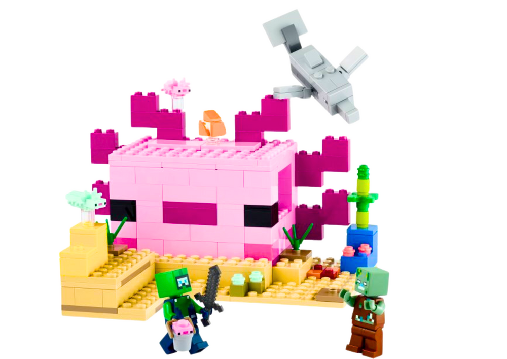LEGO MINECRAFT AXOLOTL House 21247 | Toys \ Building blocks \ Klocki LEGO