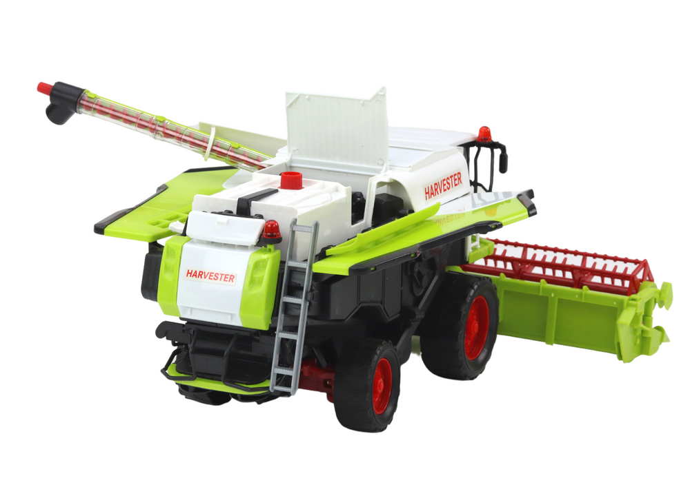 Large Agricultural Combine Harvester. Movable Green Elements | Toys ...