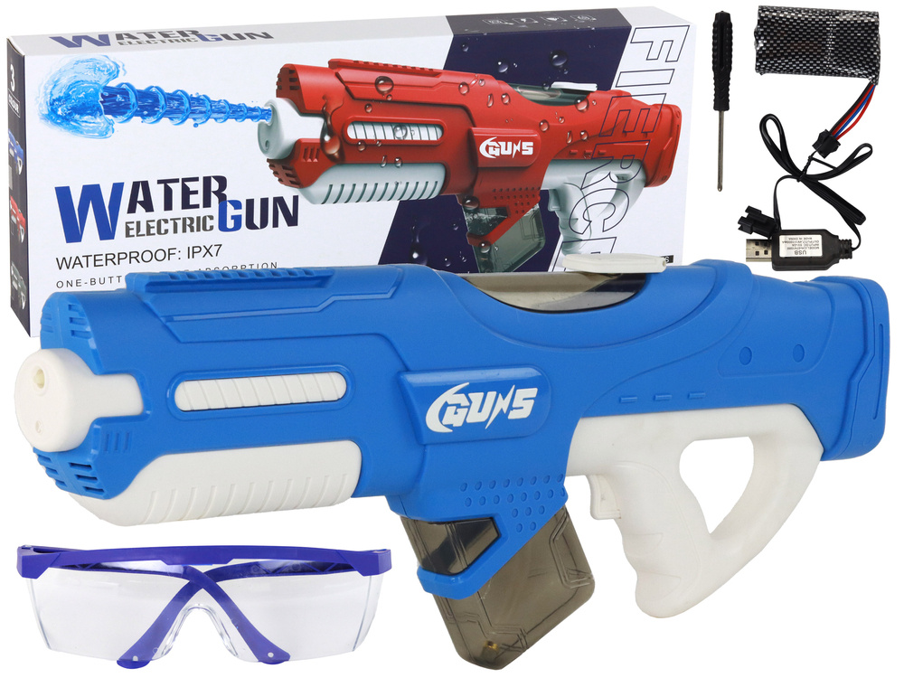 Large Blue Water Gun 750ml Glasses | Toys \ Guns \ Pistolety na wodę