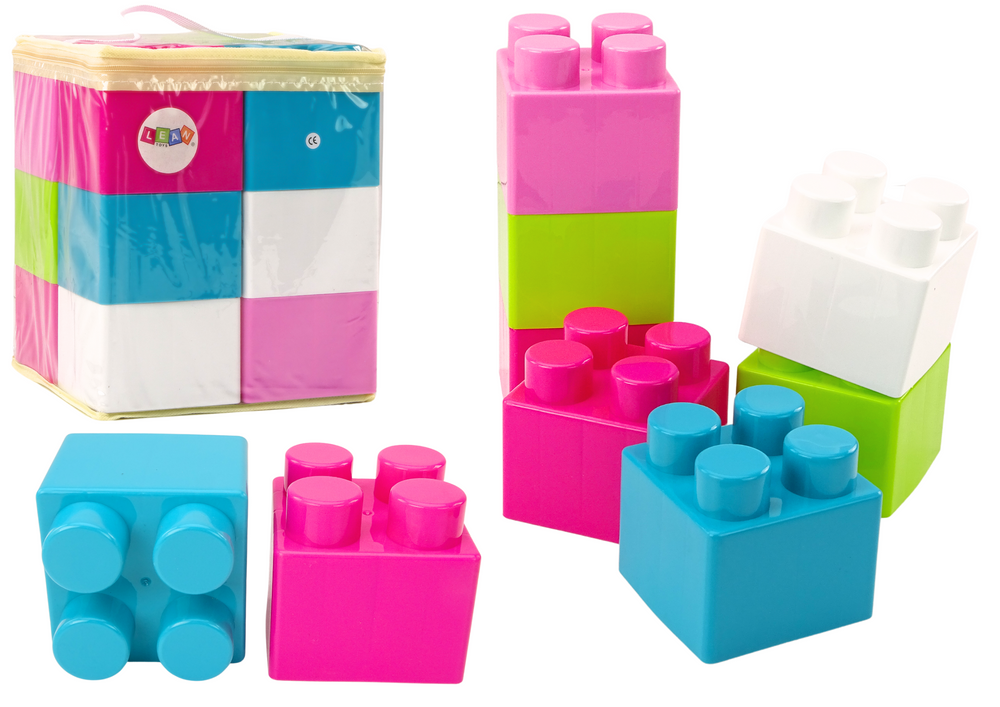 Large Construction Blocks in a Bag Colorful Stickers 12 Pieces | Toys ...