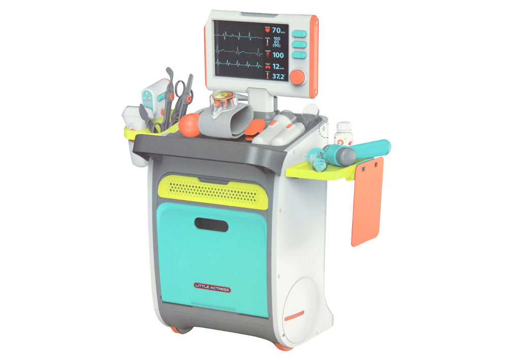 Little Doctor Set Medical Trolley X-ray ECG Accessories | Toys \ Doctor ...