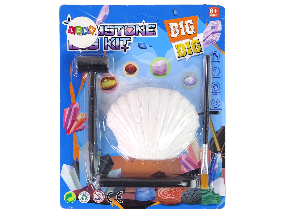 Little Explorer Set Shell Gypsum Excavation Crystal Mine | Toys ...
