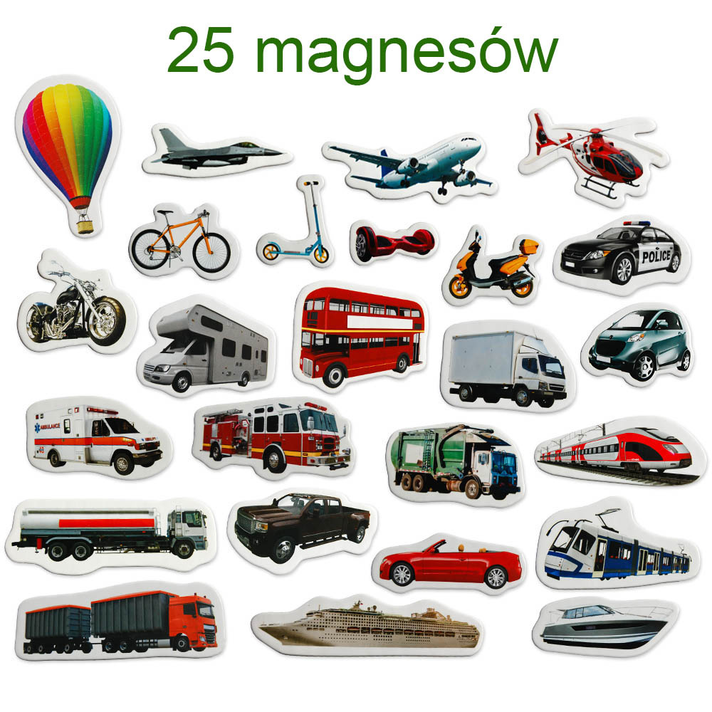 Magnet Set Vehicles Transport MV 6032-17 | Toys \ Magnetic boards and ...