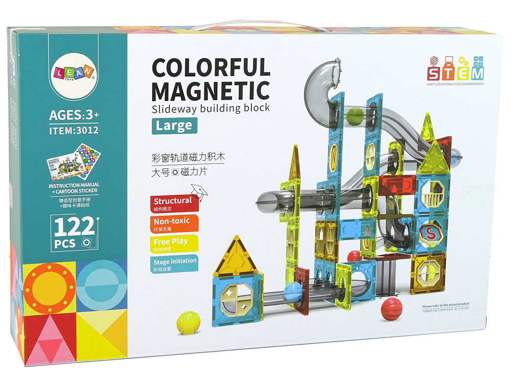 Magnetic Obstacle Course 122 Elements | Toys \ Building blocks \ Klocki ...