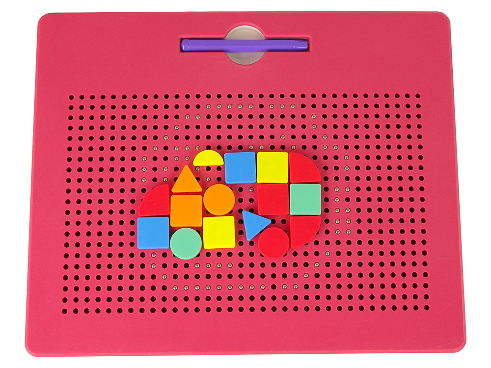 Magnetic whiteboard with balls Magnetic tablet pads Pink