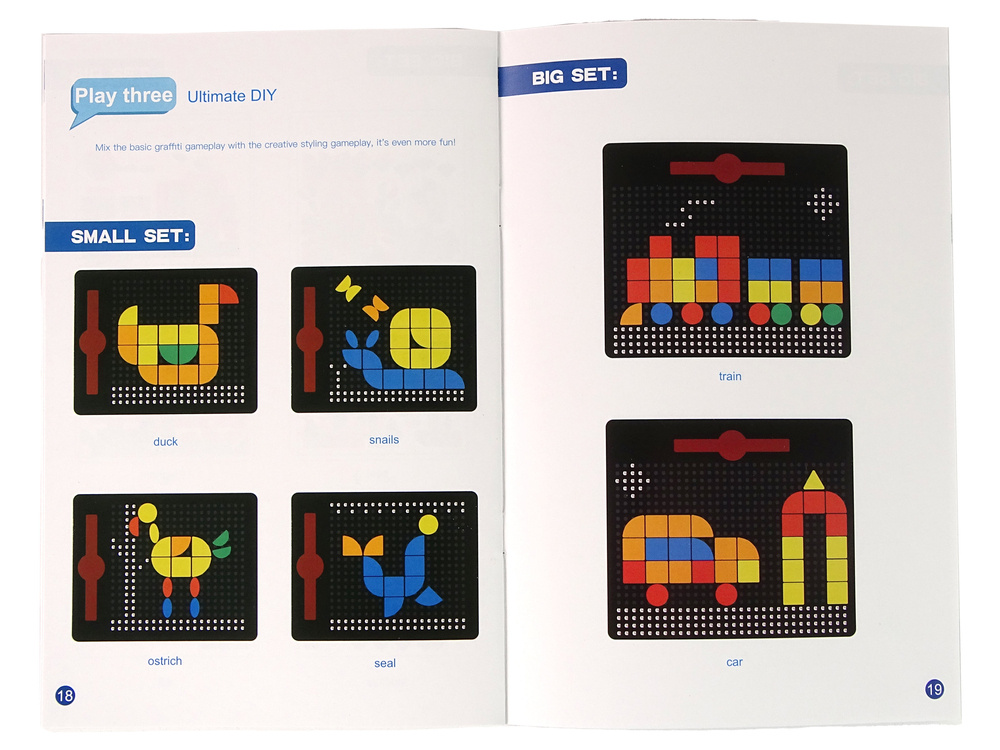 Magnetic whiteboard with balls Magnetic tablet pads Pink